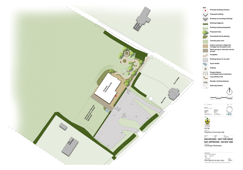 Pershore Community Hall - Landscape Masterplan - One Creative Environments