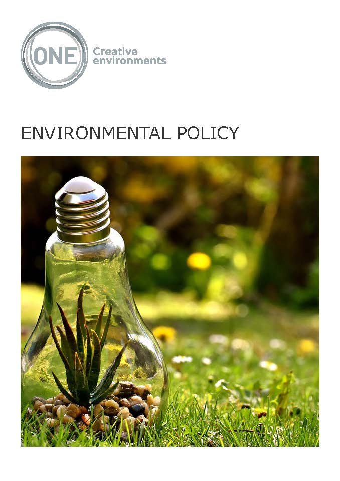 Environmental Policy Front Page - One Creative Environments